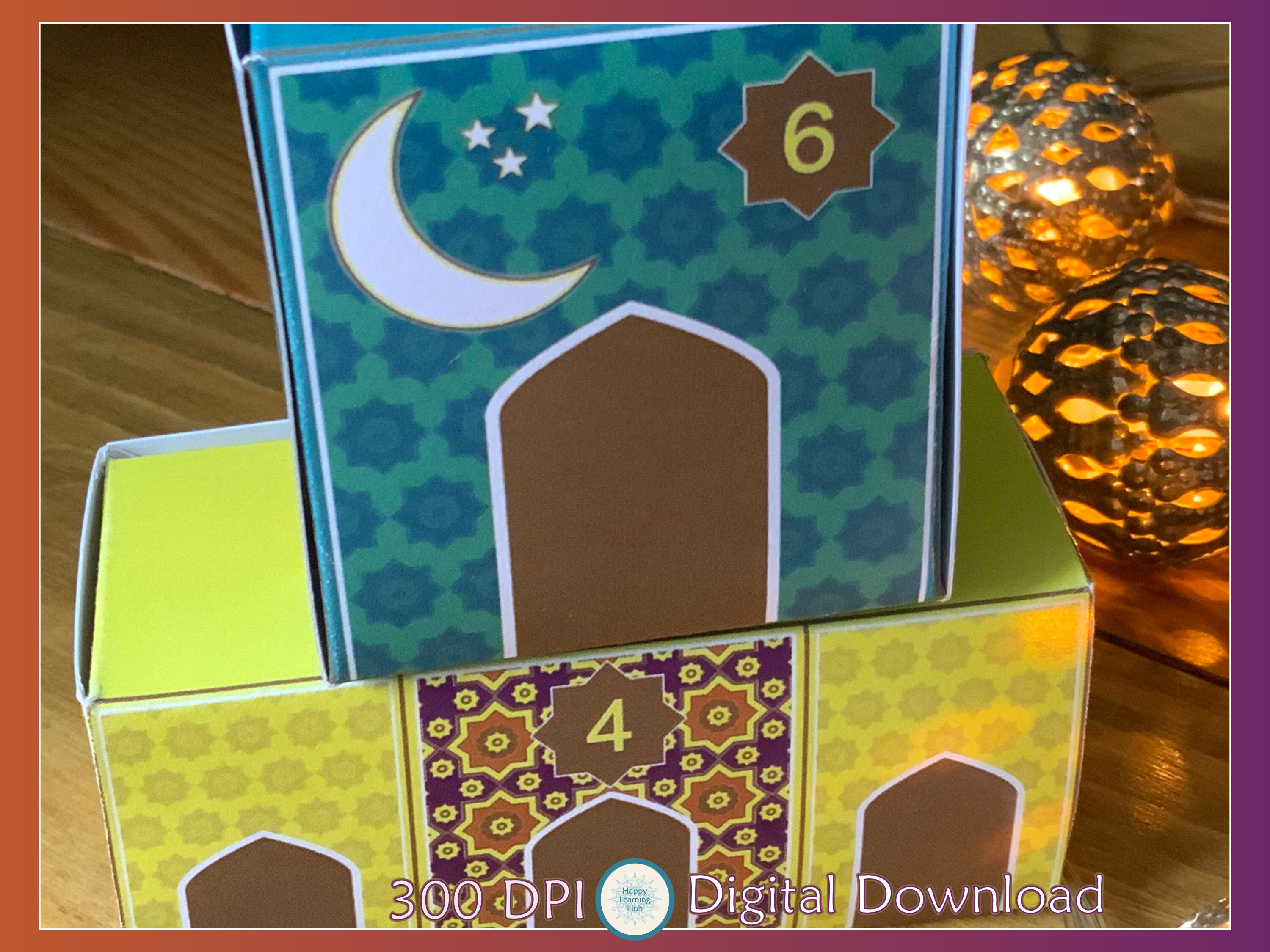 Printable Ramadan Calendar, Ramadan Countdown Calendar, Ramadan Mubarak ...