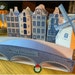 Printable Advent Calendar Amsterdam Houses, Dutch Windmill Village ...