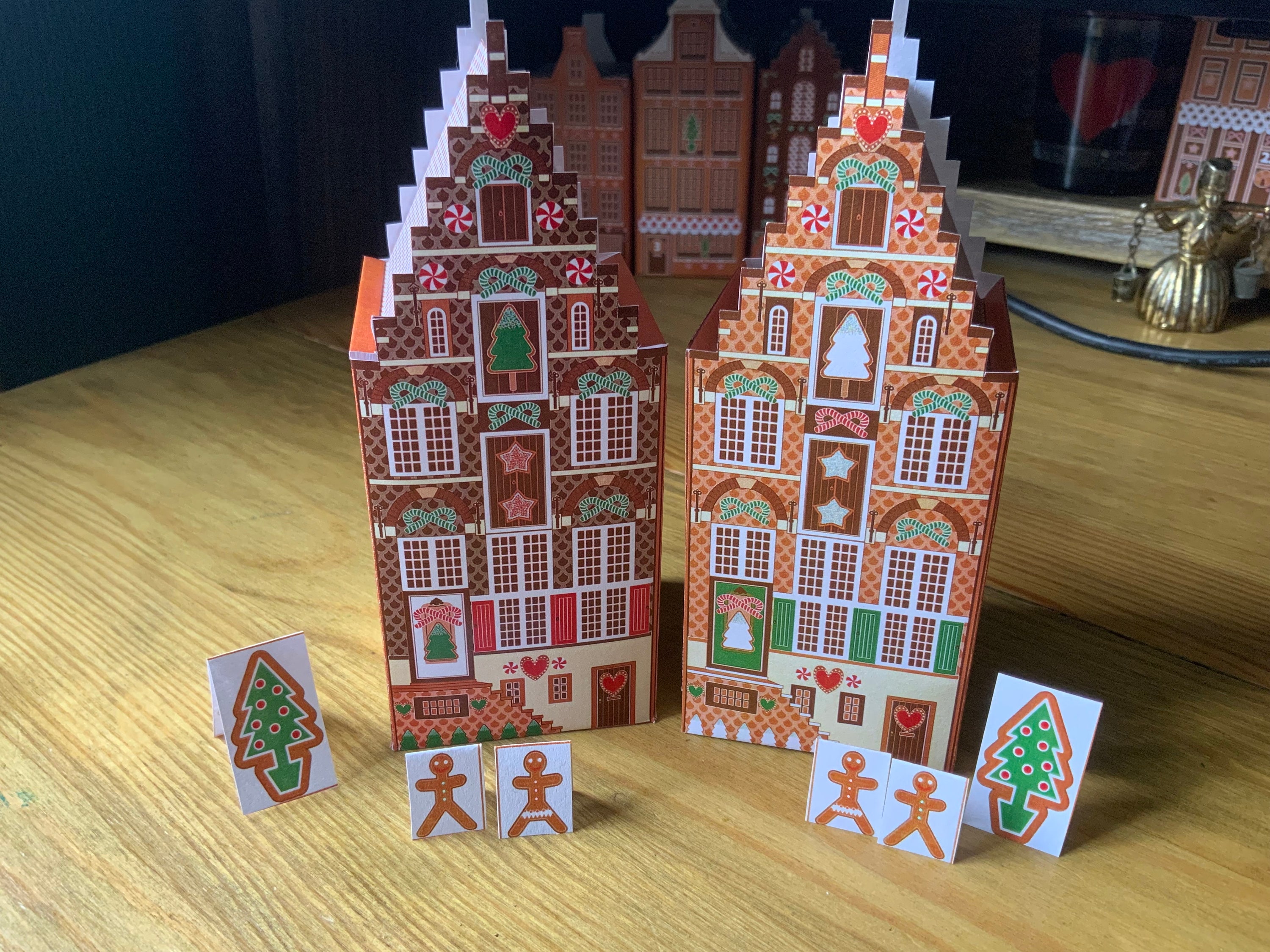 Printable Christmas Gingerbread Houses, Dutch Gingerbread House ...