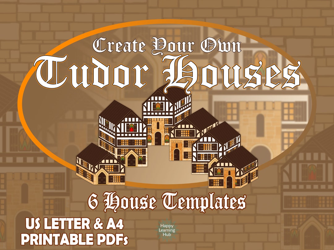 Tudor House 3D Templates, Paper Houses, Tudor Architecture, History ...