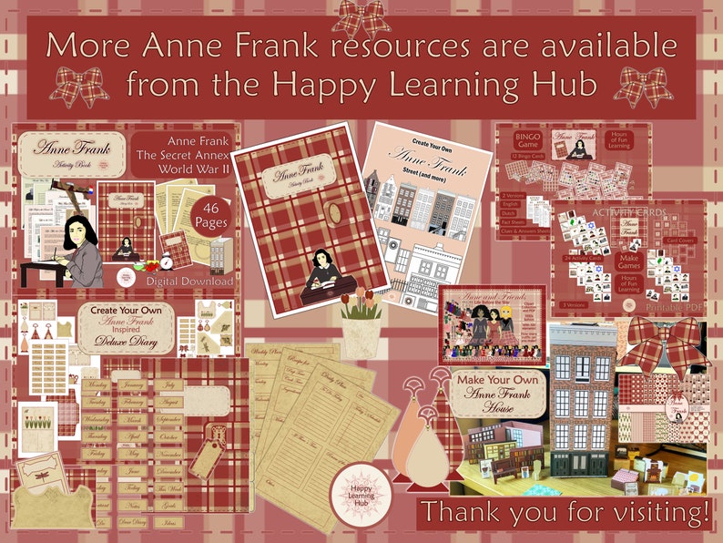 Anne Frank Digital Paper Scrapbook Paper Junk Journals. - Etsy