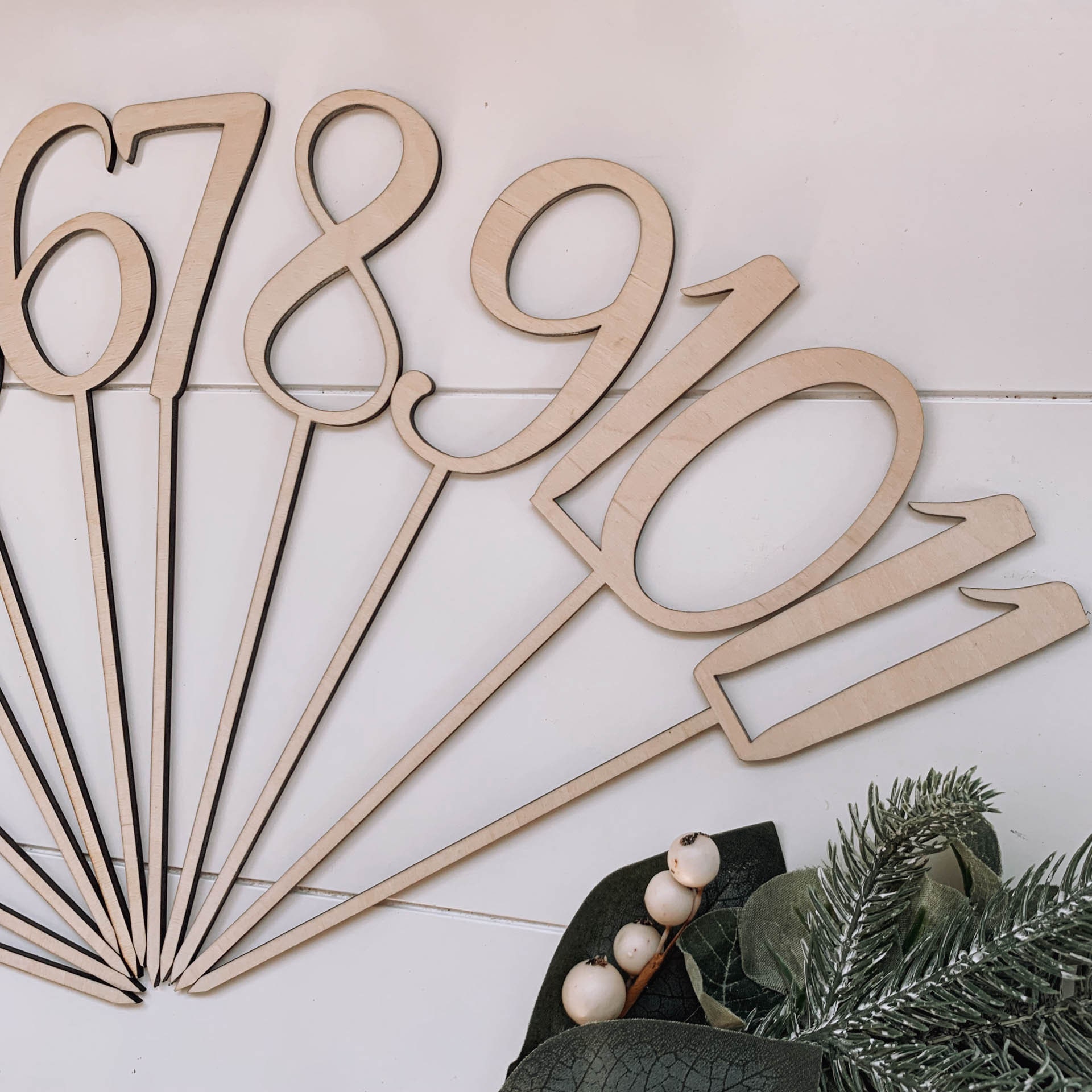 Table Numbers Design for Laser Cutting DIGITAL PRODUCT ONLY - Etsy