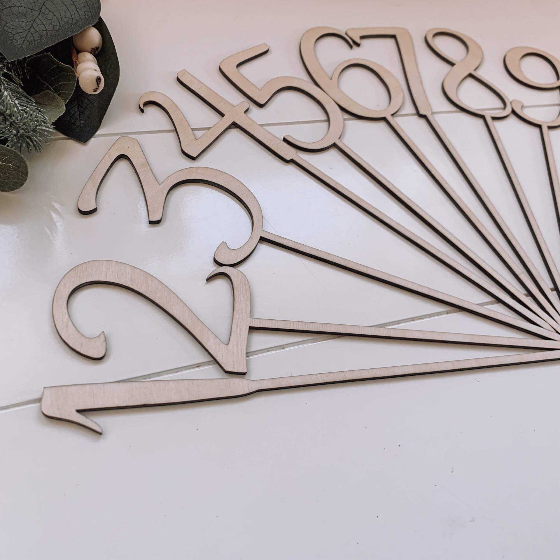 Table Numbers Design for Laser Cutting DIGITAL PRODUCT ONLY - Etsy