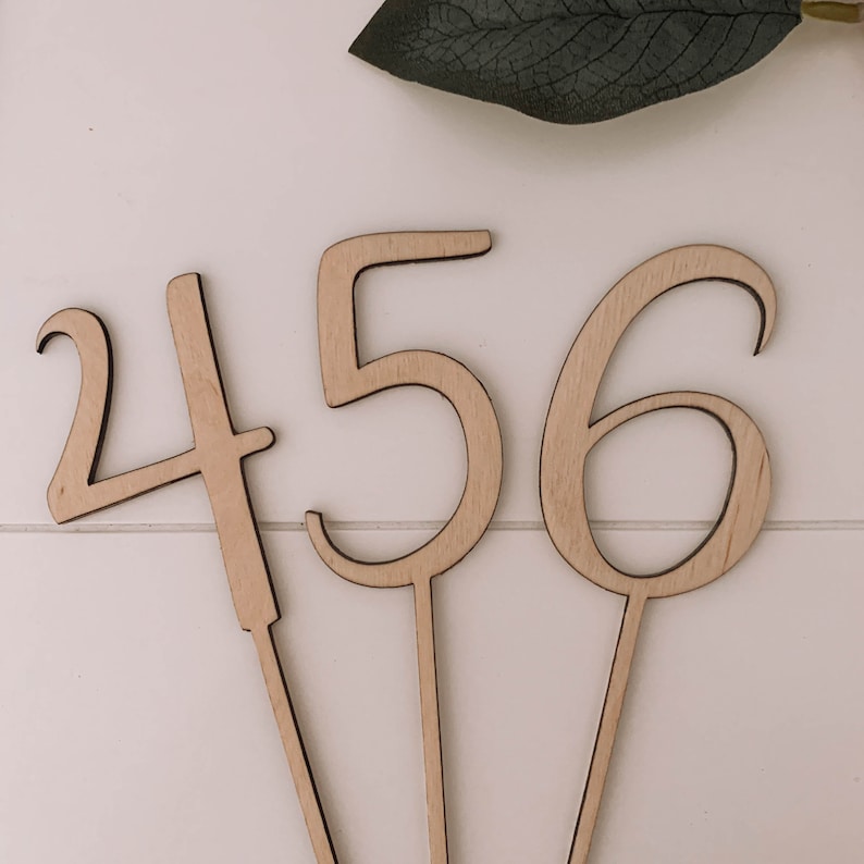 Table Numbers Design for Laser Cutting DIGITAL PRODUCT ONLY - Etsy