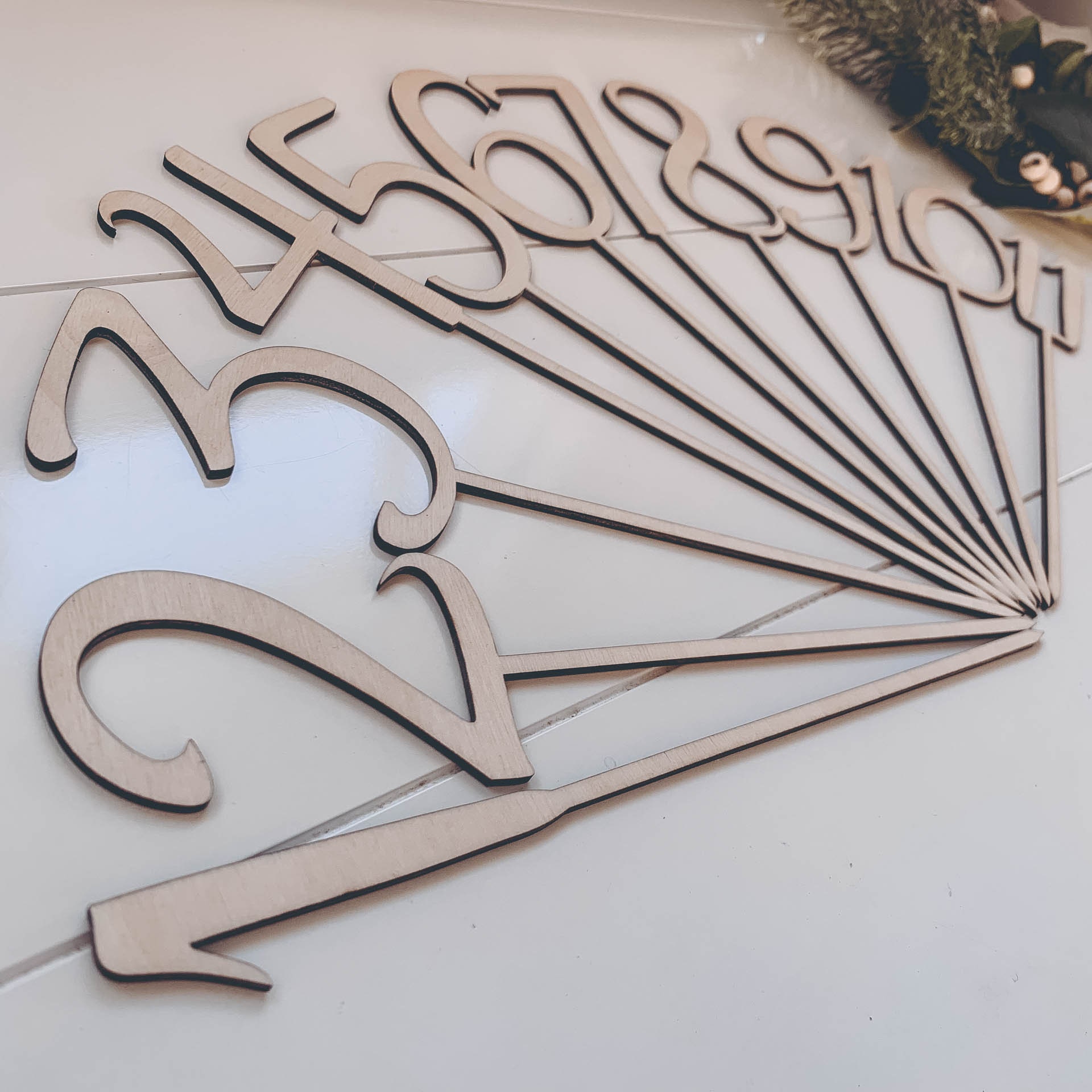 Table Numbers Design for Laser Cutting - DIGITAL PRODUCT ONLY - Etsy