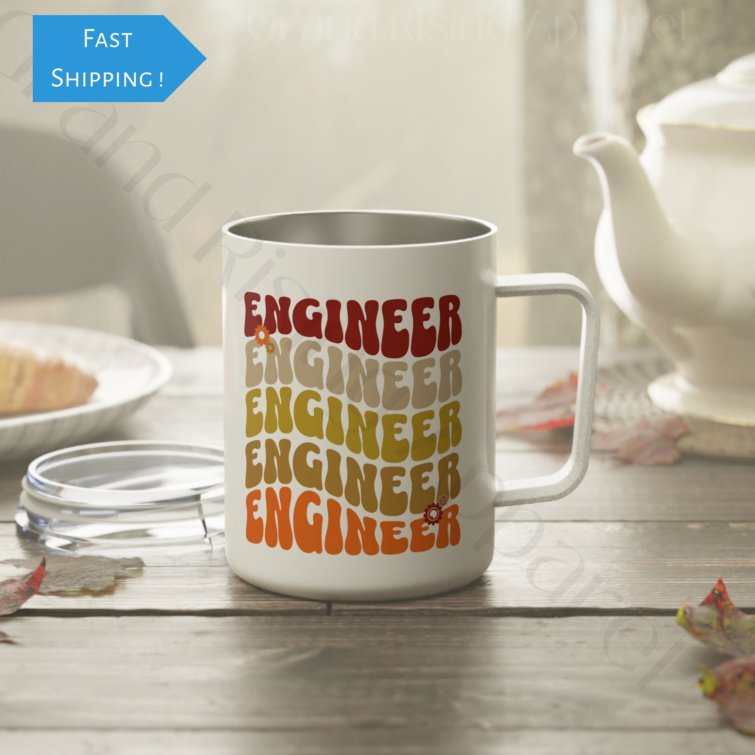 Engineer Insulated Coffee Mug 10oz for Birthday, Engineer Gift, Best ...