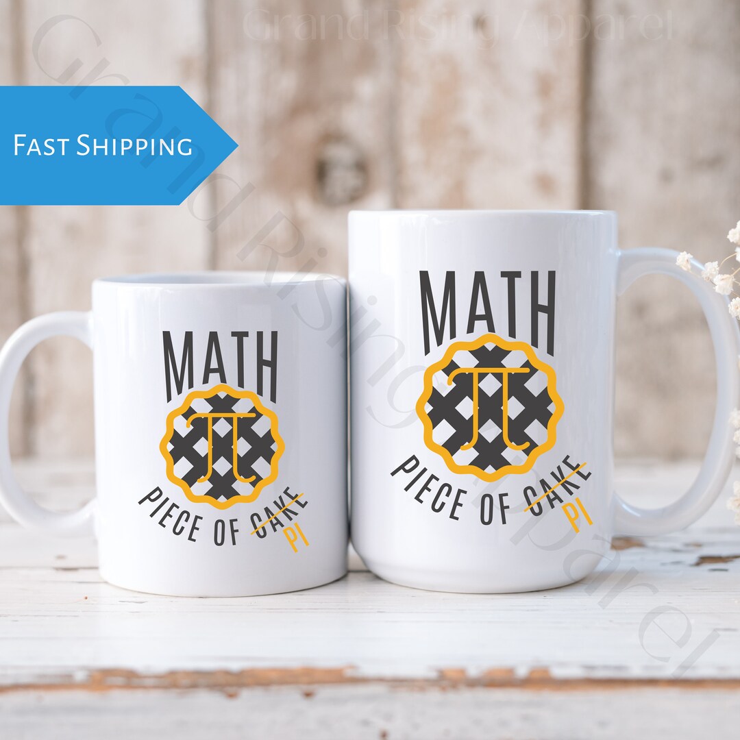 Math Pi Coffee Mug for Birthday Funny Math Mug Math Puns Pi Day Gift ...