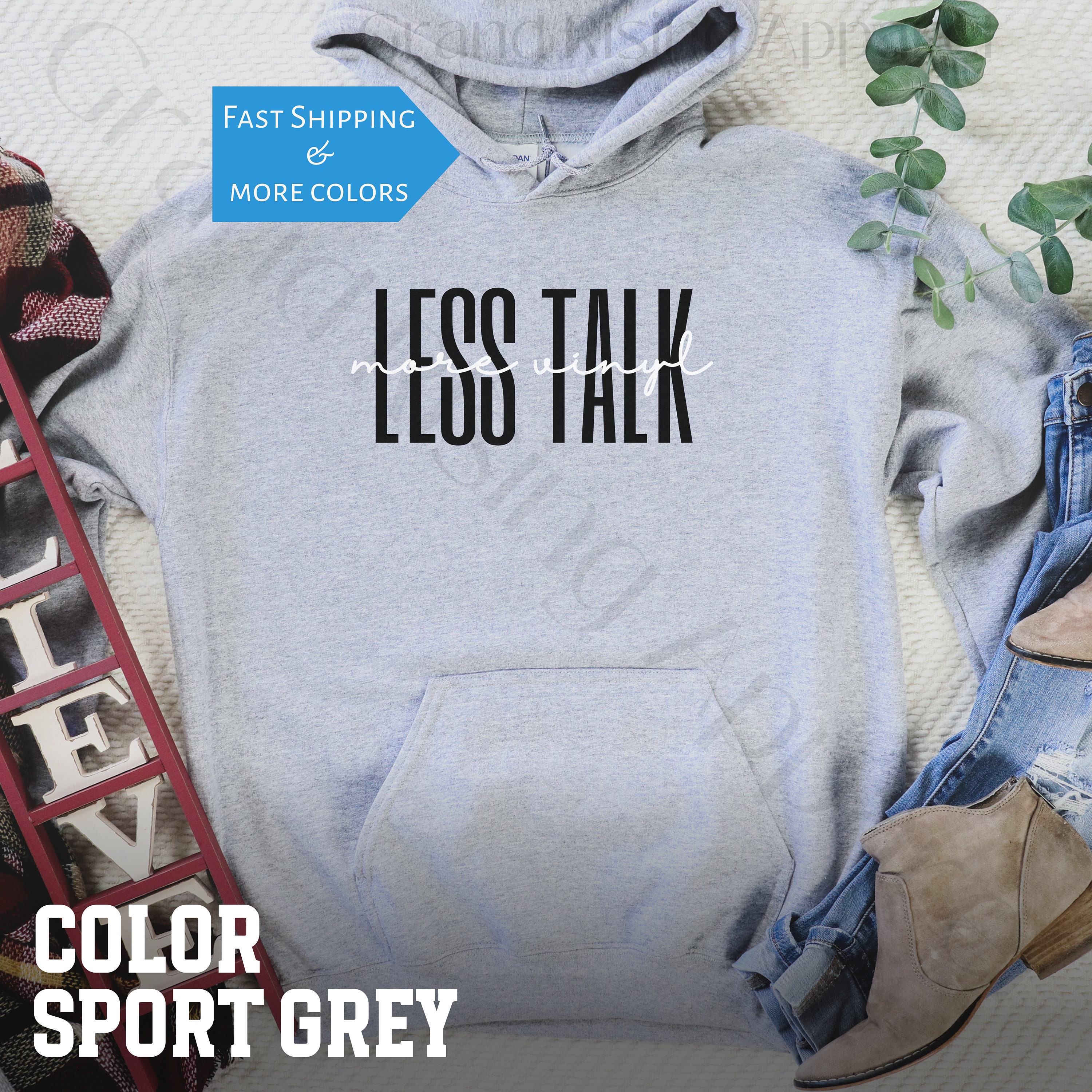 Record Store Day Hoodie for Birthday Record Lover Gift Vintage Music ...