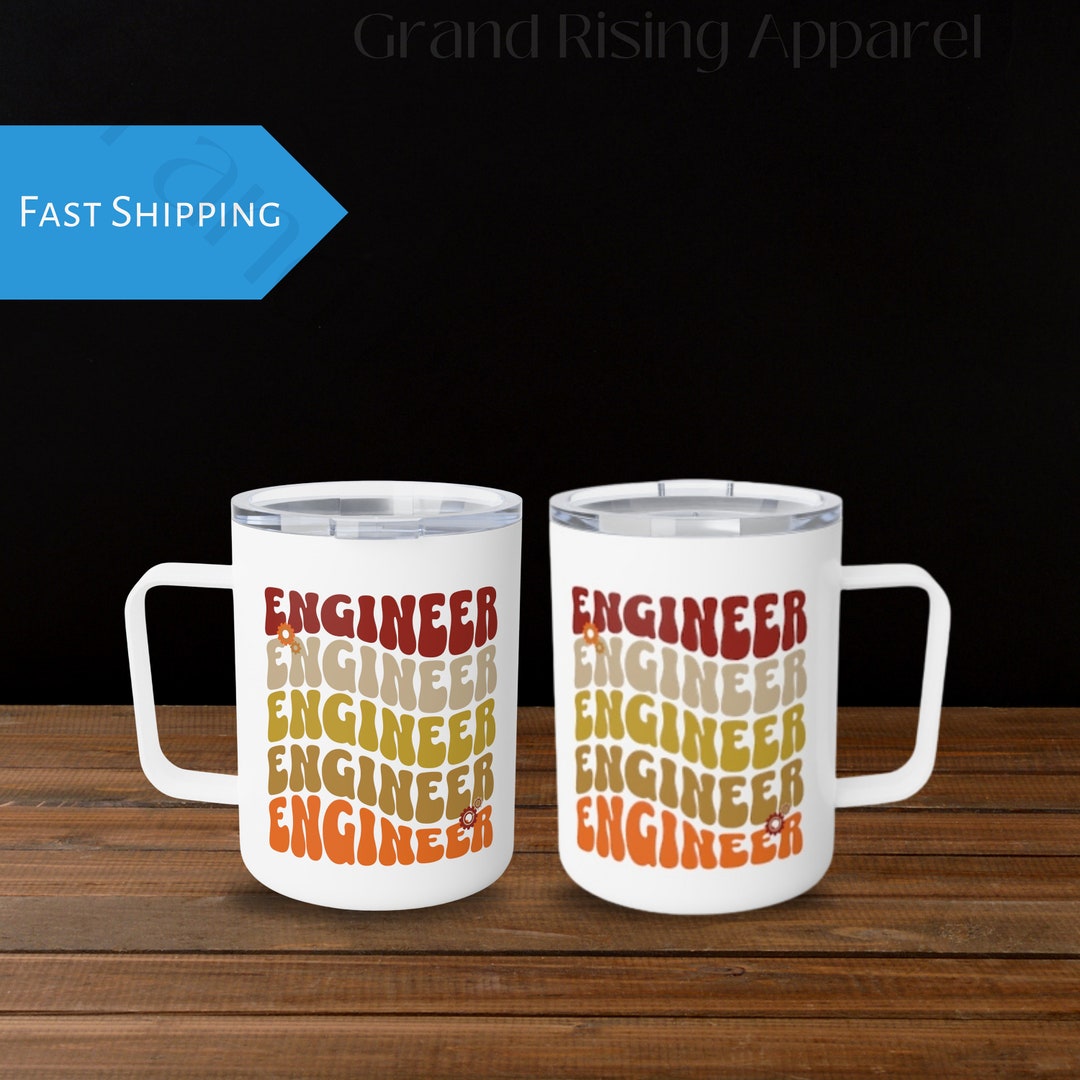 Engineer Insulated Coffee Mug 10oz for Birthday, Engineer Gift, Best ...