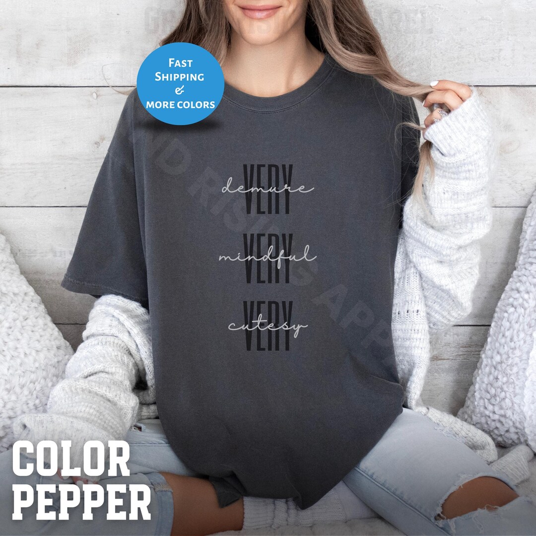 Very Demure Mindful Cutesy Shirt for Birthday Gift Ideas for Demure ...