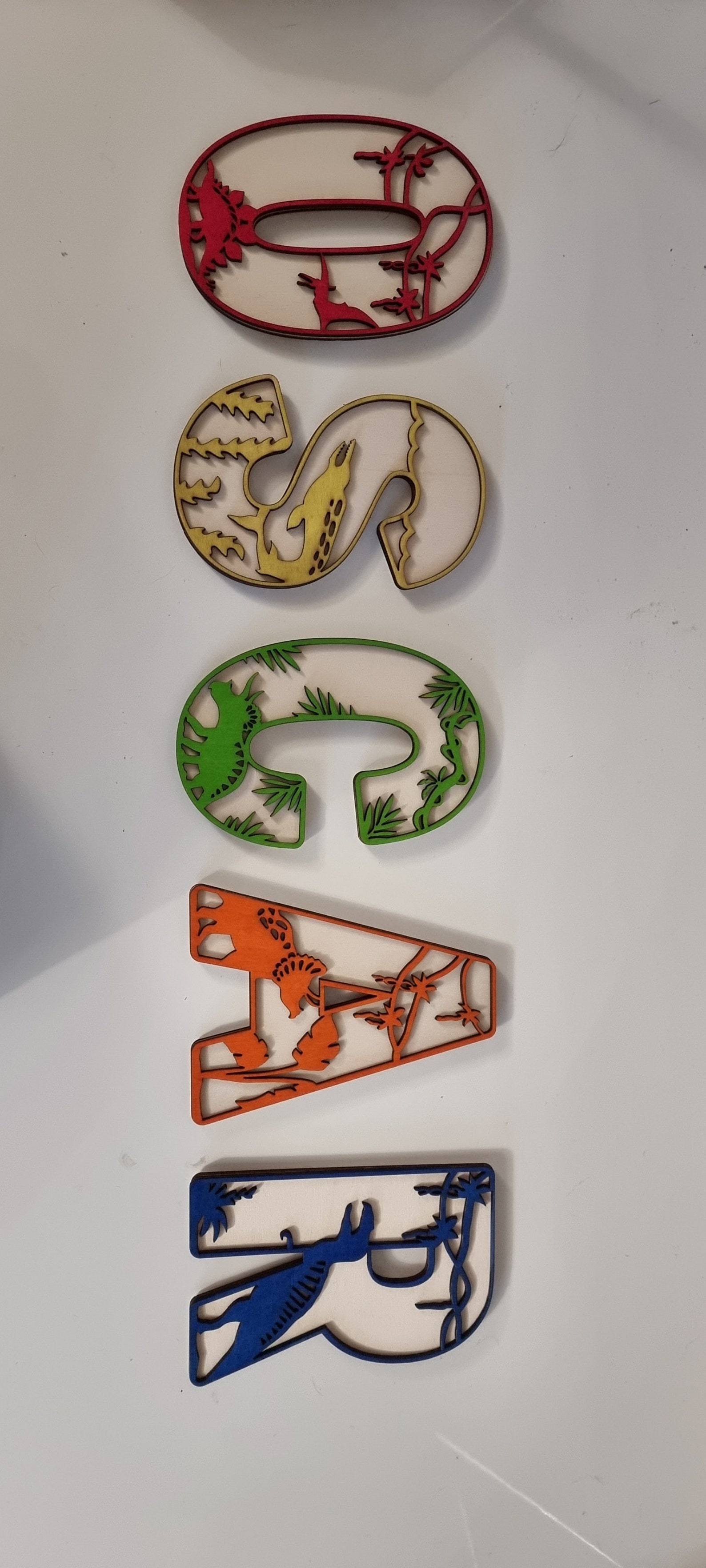 Dinosaur Letters Personalised Wall Sign dino Theme - Etsy