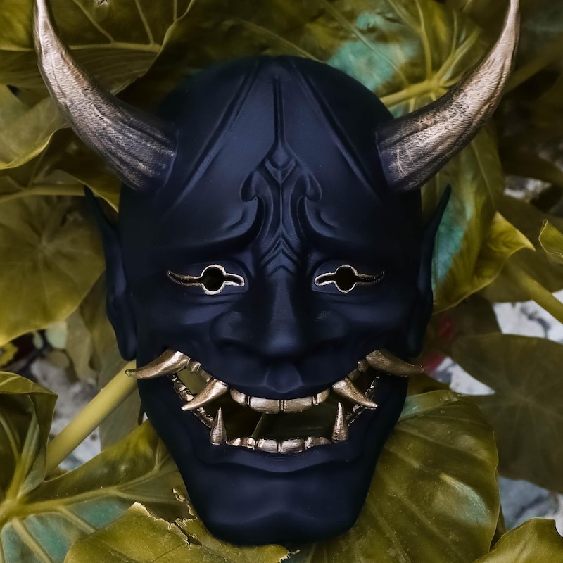 Oni Mask - Etsy UK