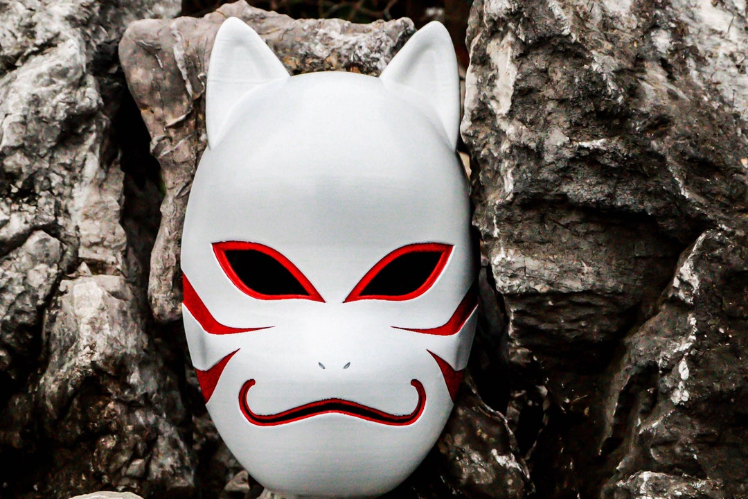 Kakashi Anbu Mask Naruto Japanese Kitsune Ninja Fox Demon Mask - Etsy