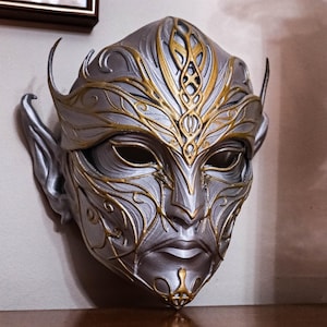 Elf Mask – Halloween Fantasy Costume | 3D Print - Etsy