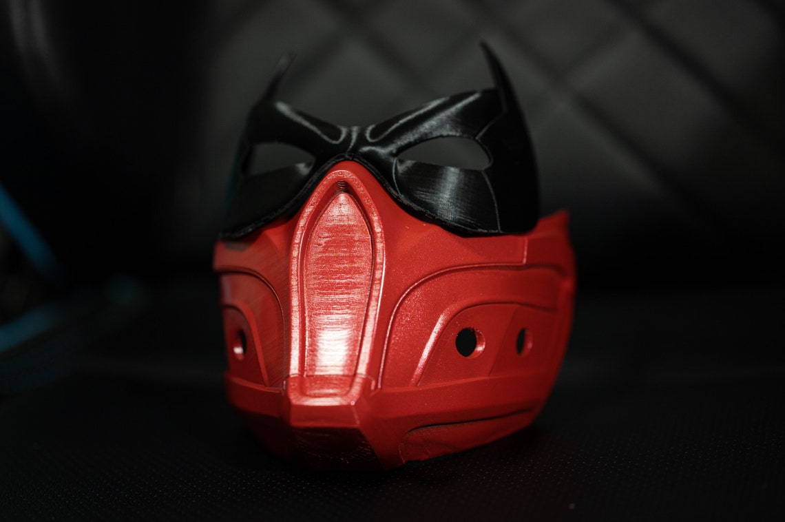 Red Hood Mask Outlaw DC Cosplay/ Outfit Mask - Etsy