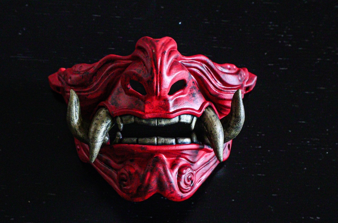 Samurai Mask - Japanese Style - Mempo Mask - Wearable - Decorative ...