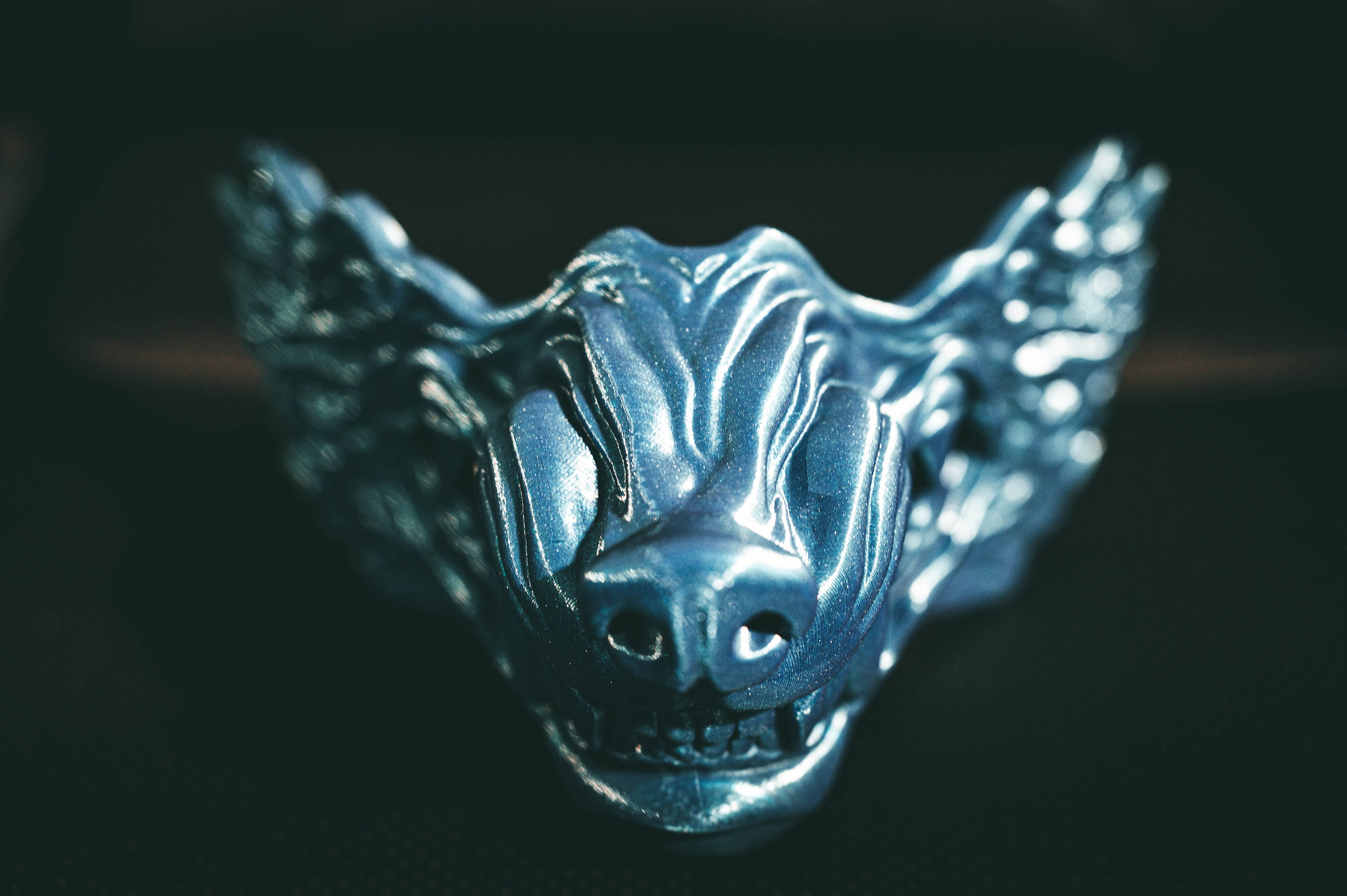 Wolf Half Face Wearable Mask oni Demon Samurai Japanese style - Etsy 日本