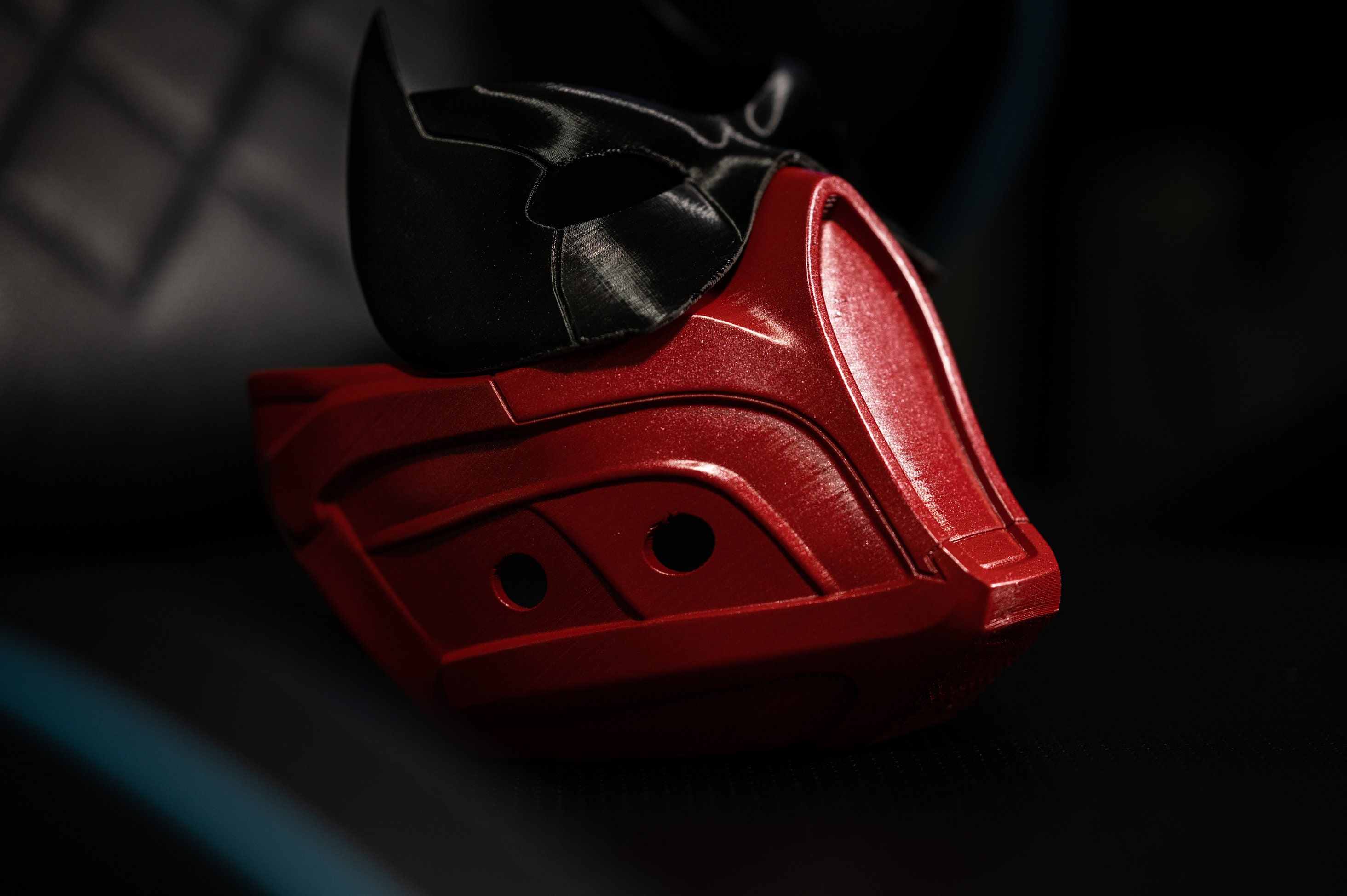 Red Hood Mask Outlaw DC Cosplay/ Outfit Mask - Etsy