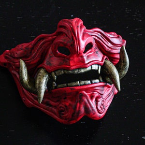 Samurai Mask - Japanese Style - Mempo Mask - Wearable - Decorative ...