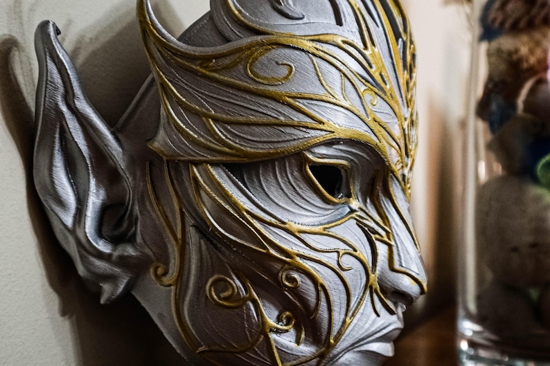 Elf Mask – Halloween Fantasy Costume | 3D Print - Etsy