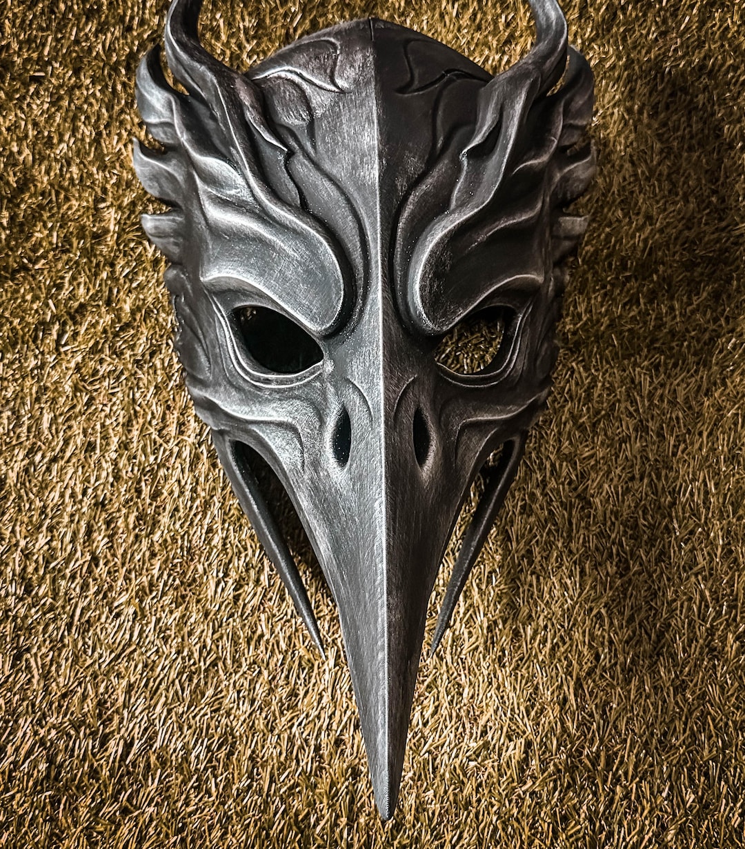 Raven Crow Plague Mask – Dark Fantasy Bird – Gothic Cosplay – 3D ...