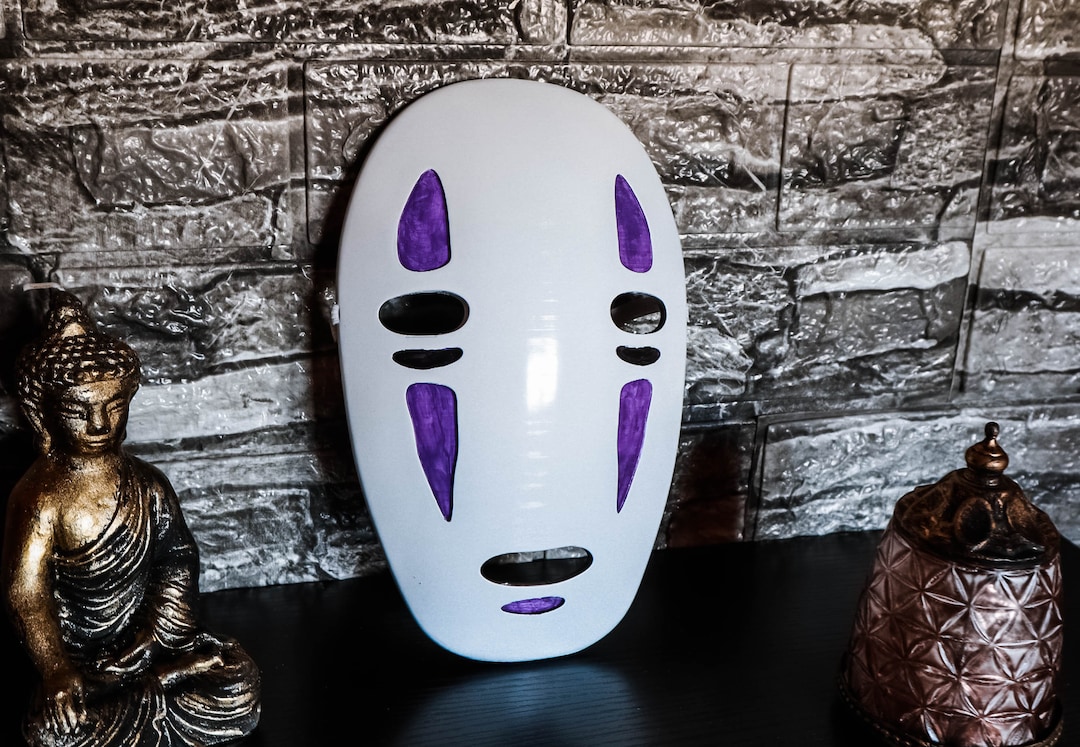 No-face Mask | Kaonashi - Handmade, 3D Printed and Hand Painted ...