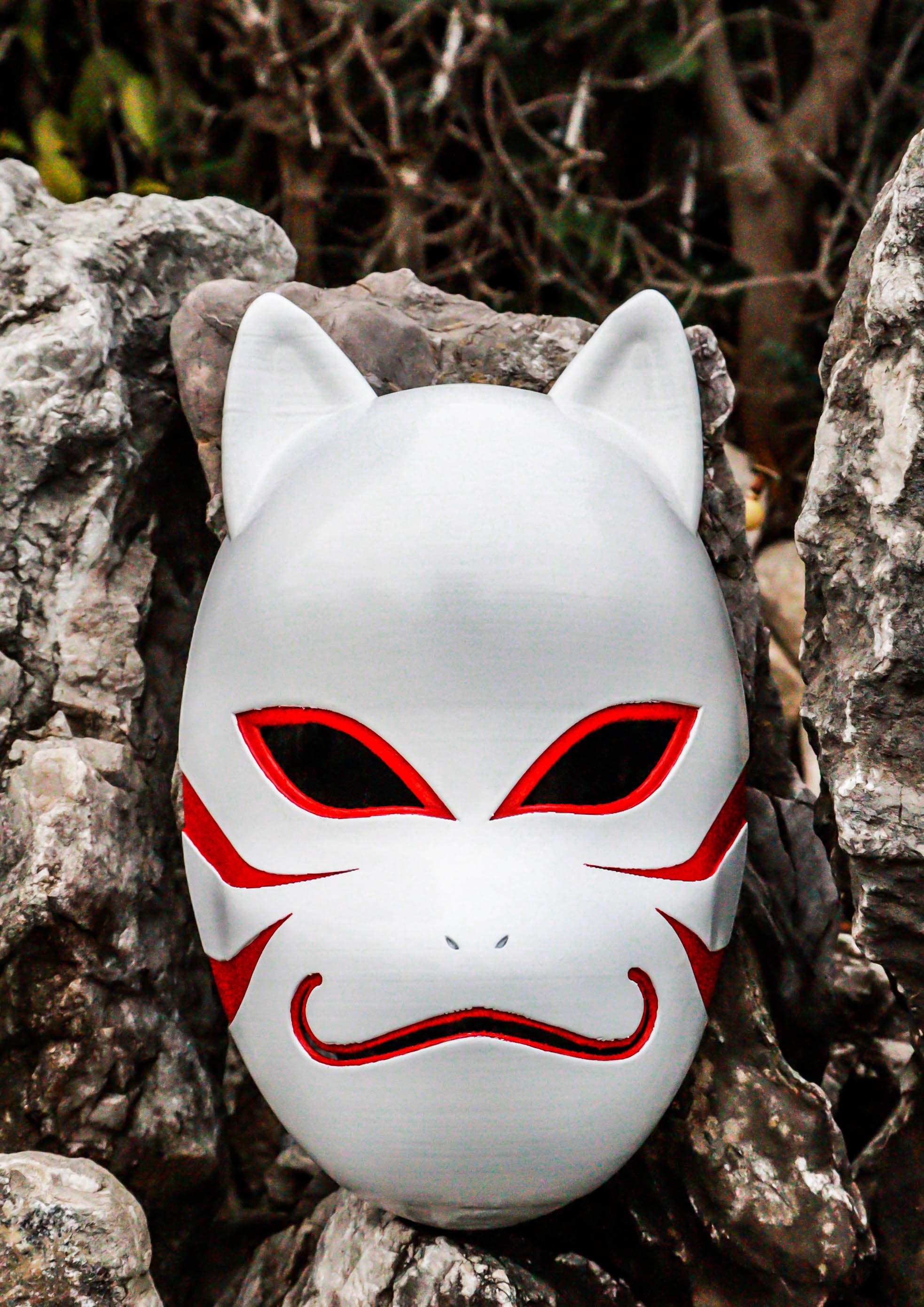 Kakashi Anbu Mask Naruto Japanese Kitsune Ninja Fox Demon Mask - Etsy