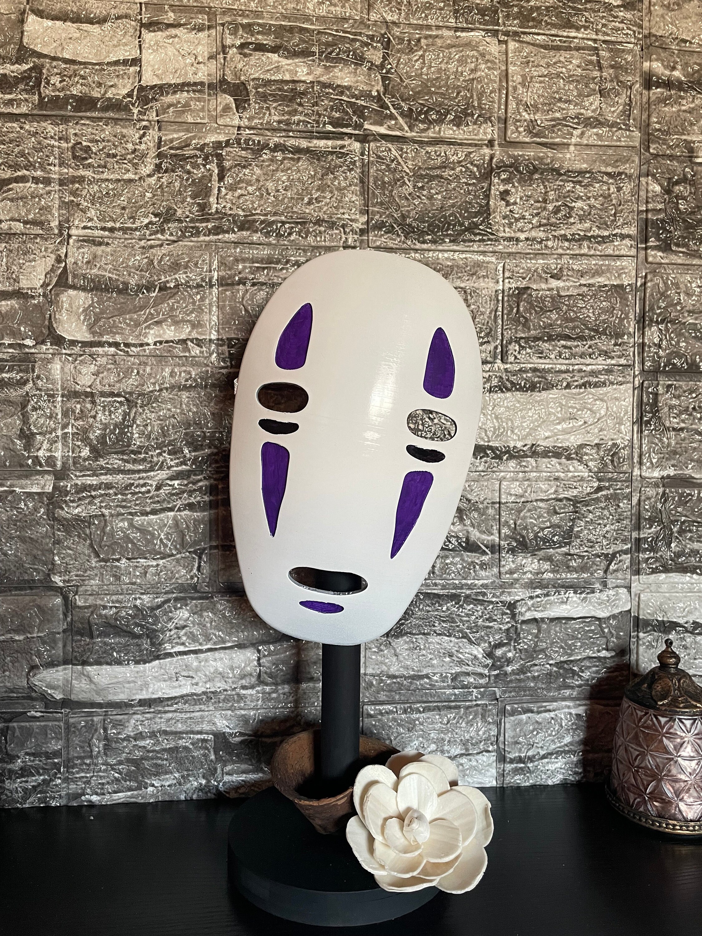 Kaonashi No-face Mask: 3D Printed, Hand-painted, Spirit Away Cosplay - Etsy