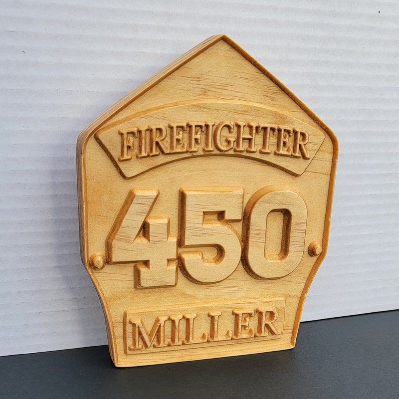 Firefighter Wooden Sign - Etsy