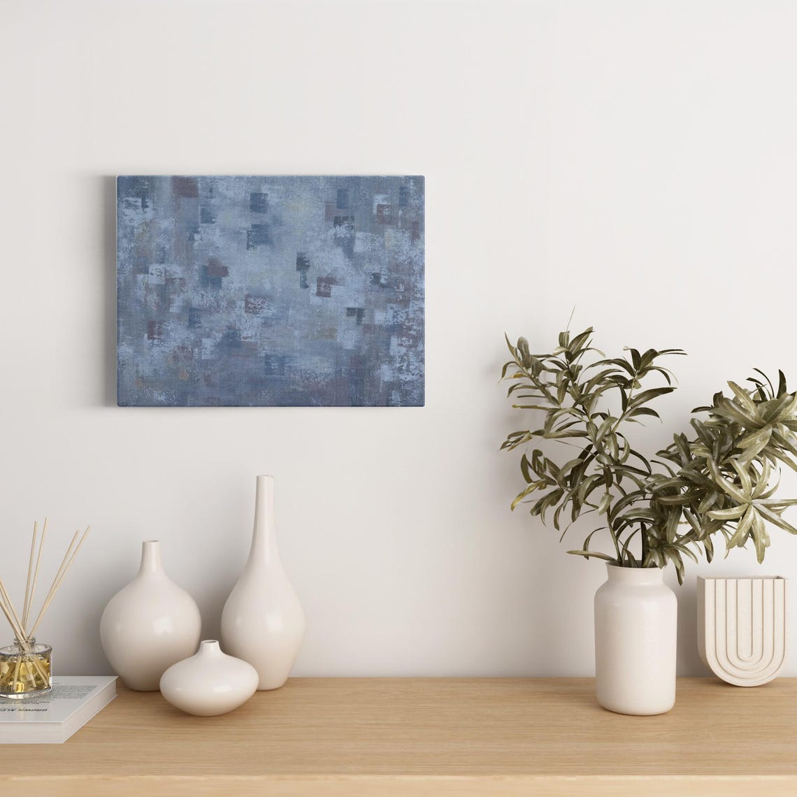 Snow Breath Canvas Wrap Original Painting by Shani Doskalovich Printed ...