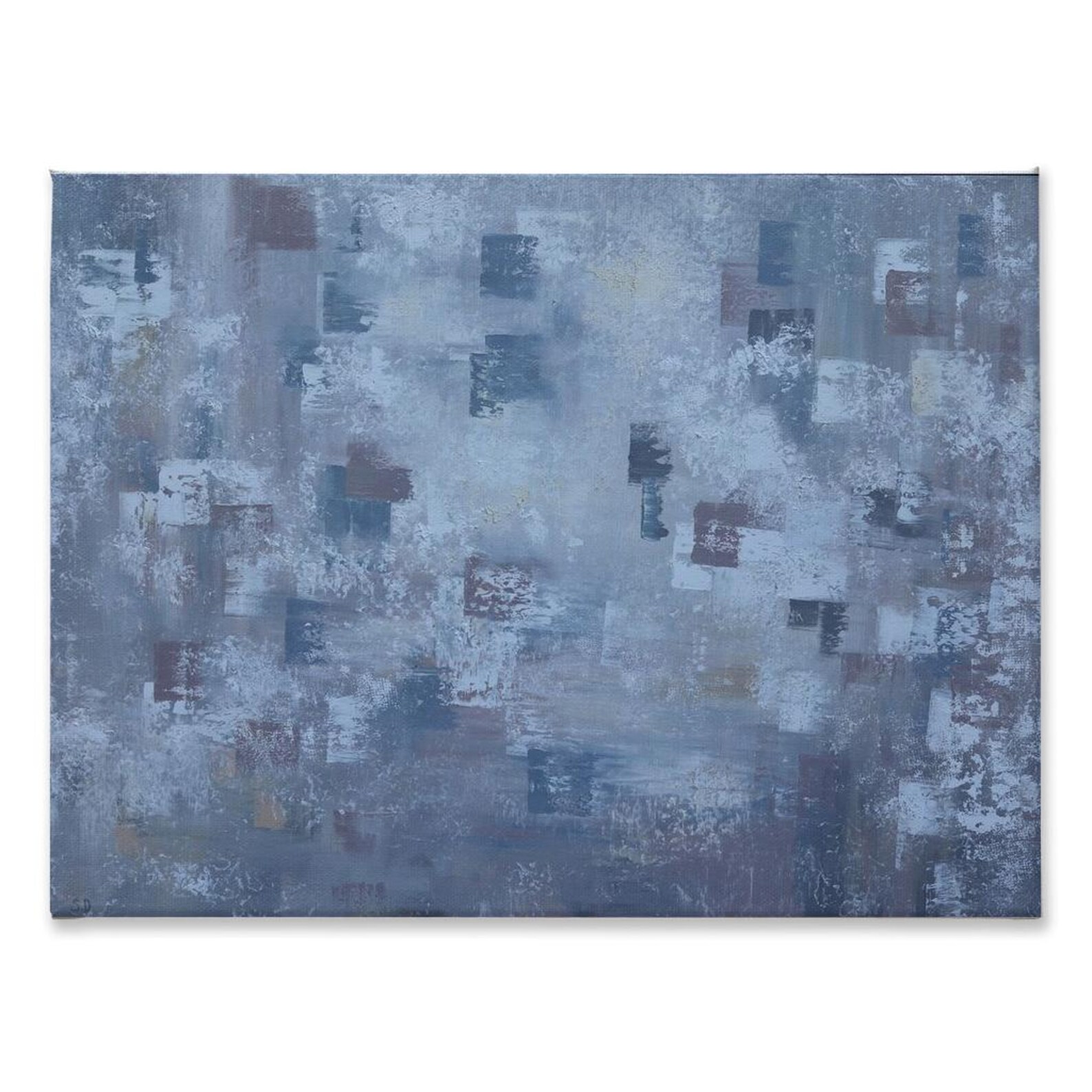 Snow Breath Canvas Wrap Original Painting by Shani Doskalovich Printed ...