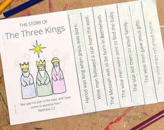 three kings coloring book