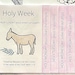 Holy Week 8 Pages Mini Coloring Book - Easter - Bible Verses - Kids ...