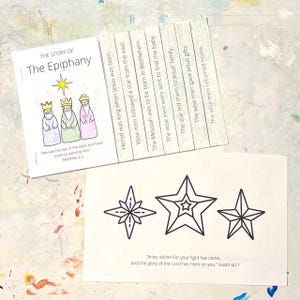 Epiphany Mini Coloring Book, 3 Wise Men, Three Kings Day, Flip Book ...