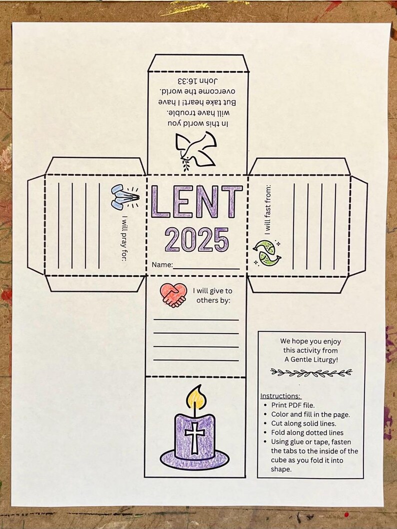 Palm Sunday Craft, Ash Wednesday, Lent for Kids, Lent Calendar, Good ...
