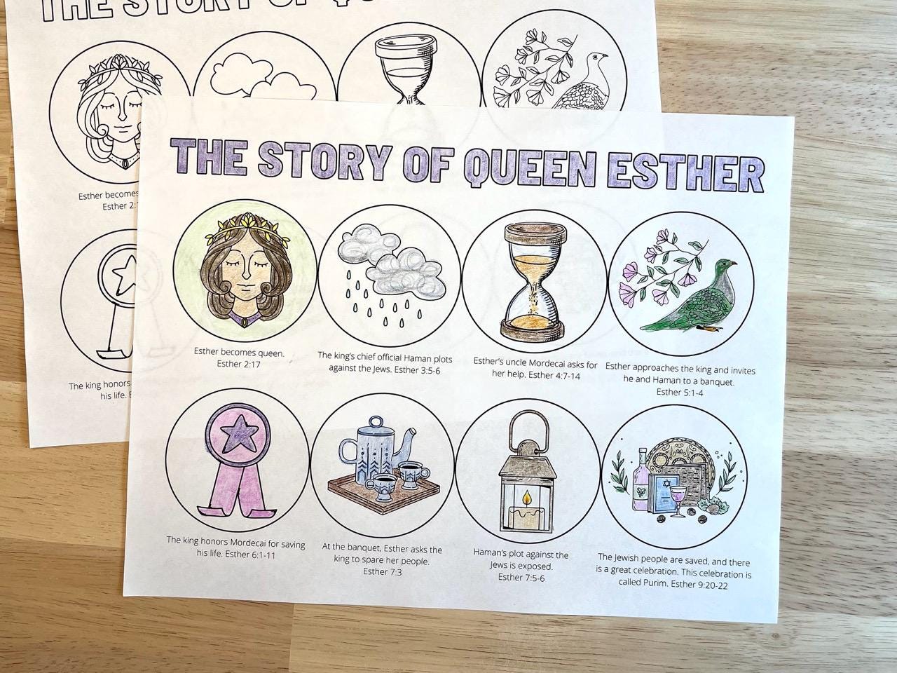 Esther Bible Story Activities, Kids VBS Crafts, VBS 2025 Craft, Queen ...