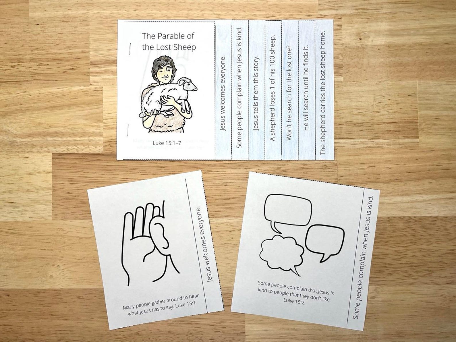 Parable of the Lost Sheep Sunday School Craft for Kids, Kids Bible ...