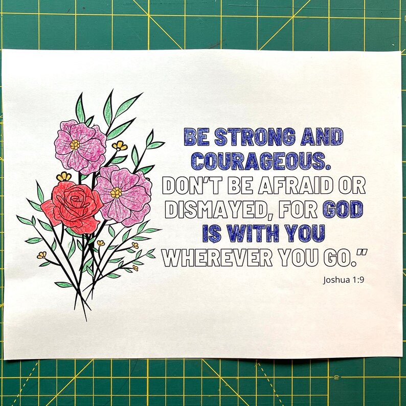 4 Do Not Be Afraid Bible Verse Coloring Pages Sunday - Etsy