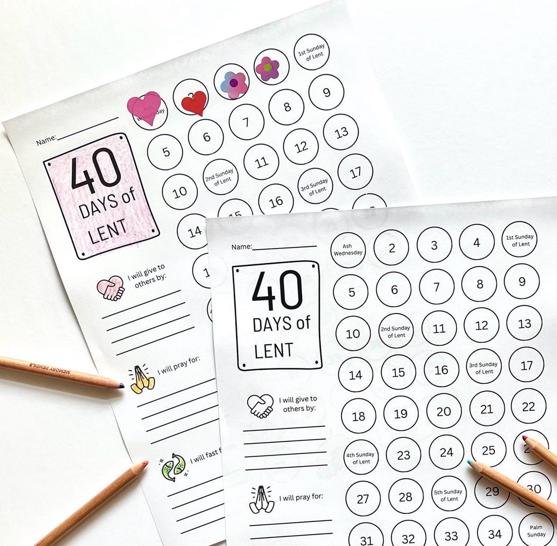 Lent Calendar, Season of Lent, Lent for Kids, Ash Wednesday, Lent Kids ...