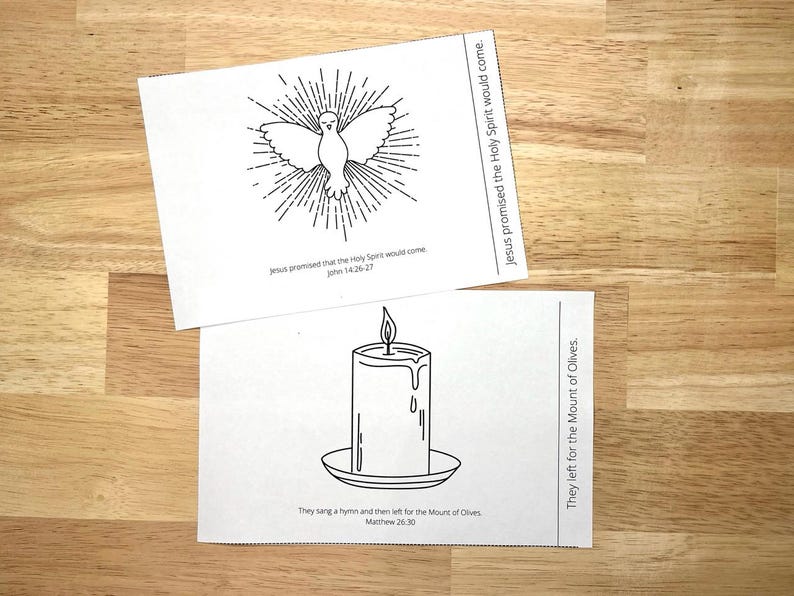 Last Supper Crafts, the Last Supper Craft for Kids, Holy Week Printable ...