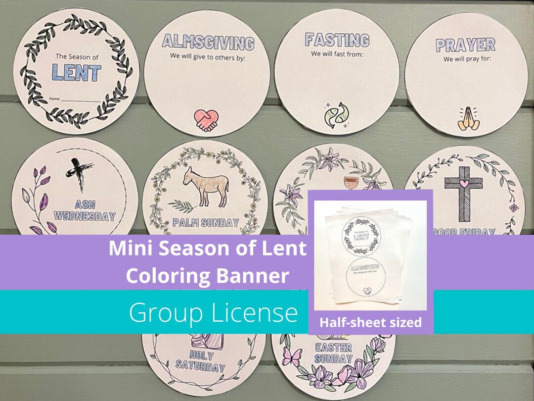 Lent Kids Chain, Lent Activities for Kids and Families, Lent for Kids ...