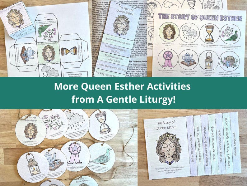 Queen Esther Crafts, Esther Bible Story Activities, Purim, Esther 4:14 ...
