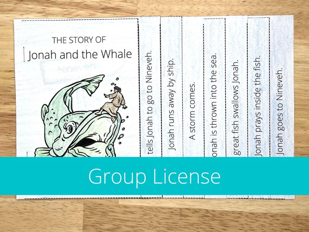 VBS Kids Craft File, Jonah and the Fish Craft, Vbs Printable, Jonah and ...