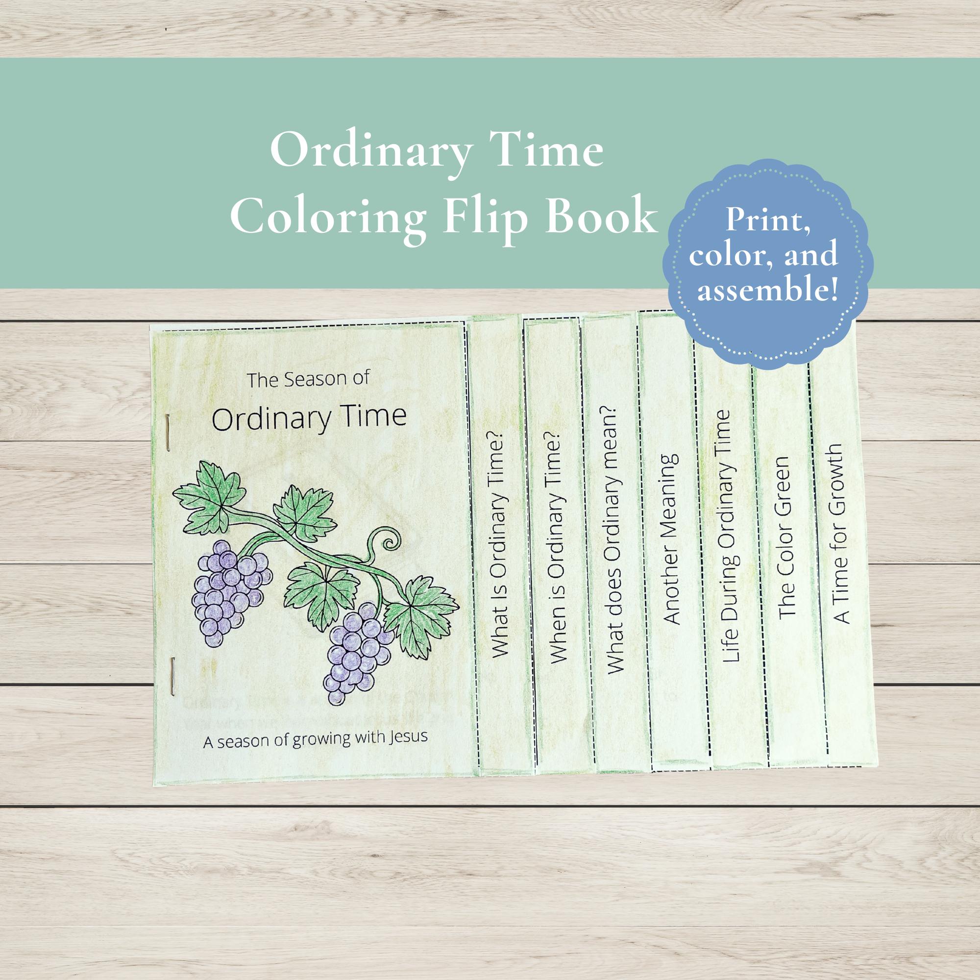 Ordinary Time Craft for Kids, Season of Ordinary Time, Ordinary Time ...