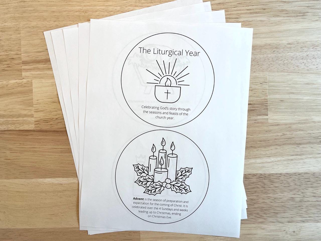 Liturgical Year Activities, Liturgical Calendar 2025, Catholic ...