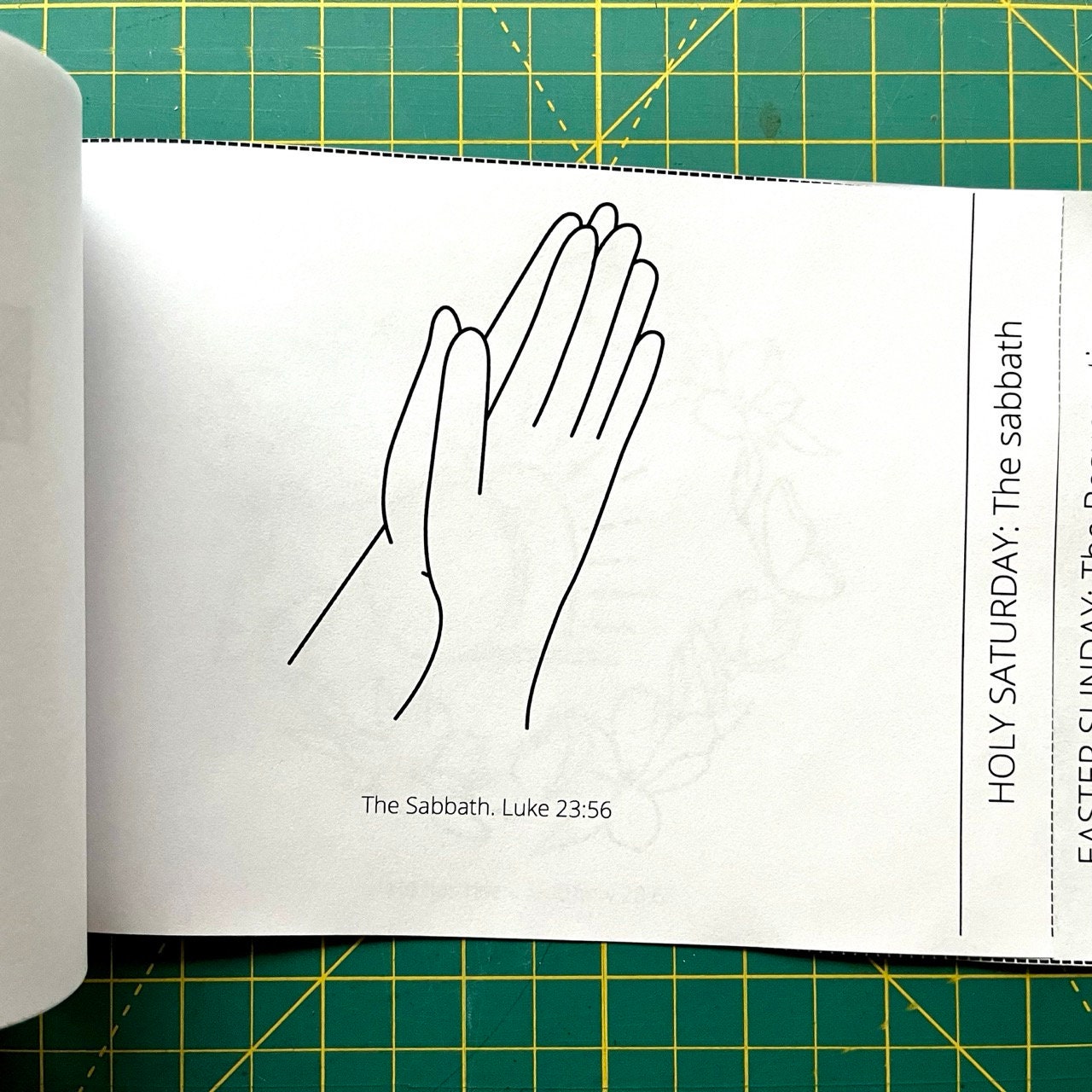 Holy Week 8 Pages Mini Coloring Book - Easter - Bible Verses - Kids ...