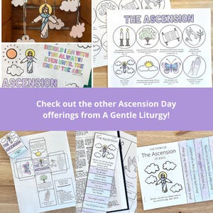 Jesus Ascension Craft, Christ Ascending, Jesus Ascending Activity ...