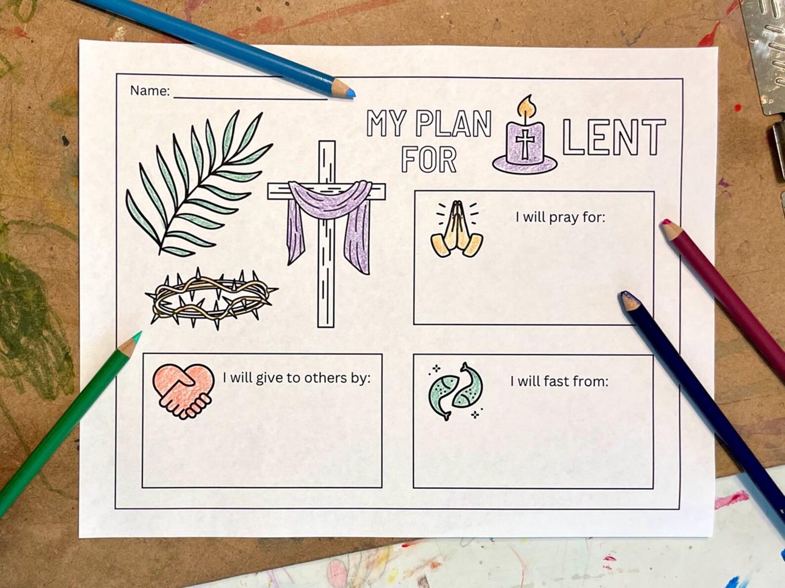 Season of Lent, Lent Calendar, Ash Wednesday, Lent Kids, Lent for Kids ...