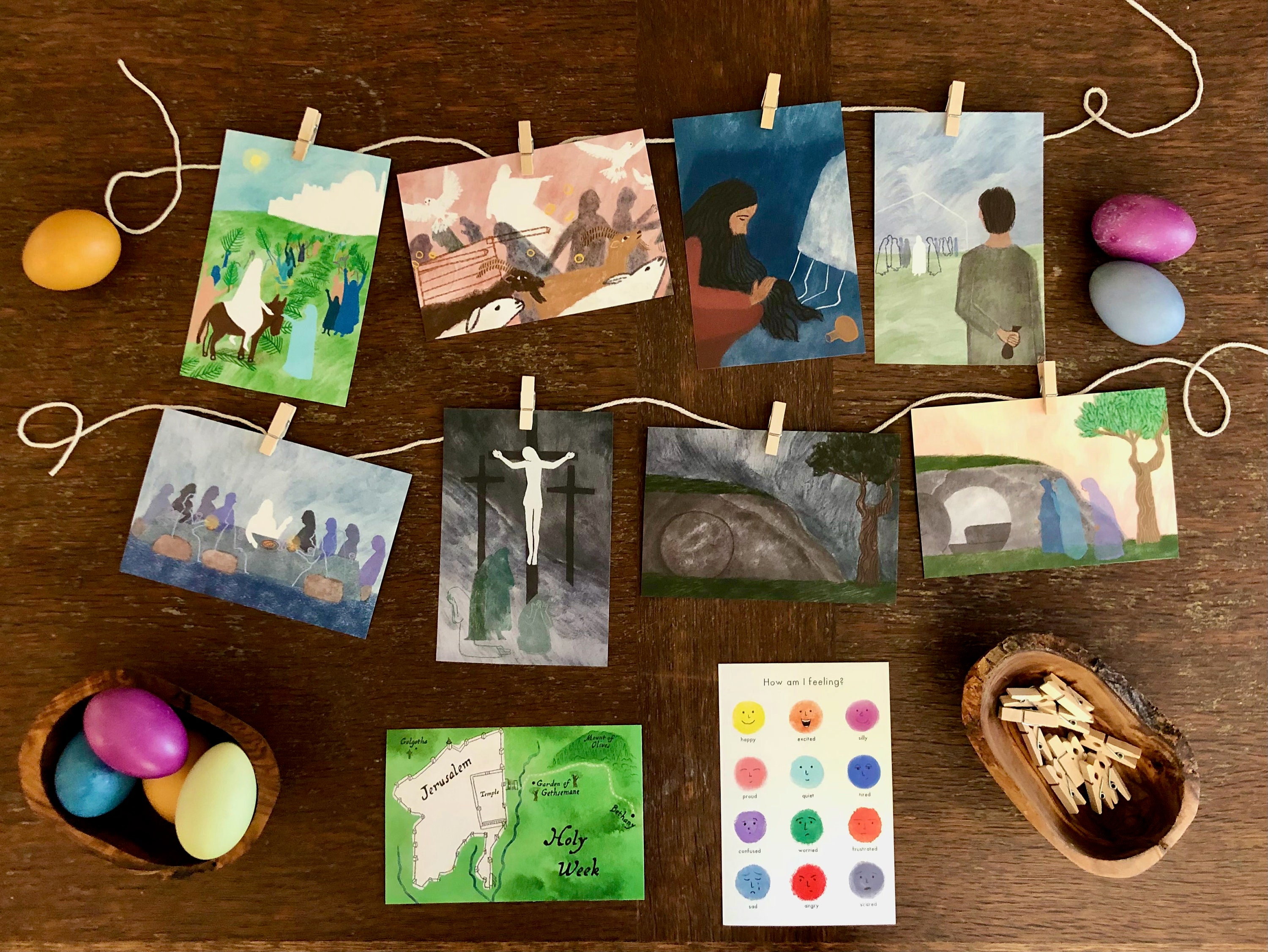 A Gentle Holy Week - an Illustrated Easter Story-telling Guide for ...