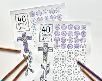 Lent Calendar, Season of Lent, Lent for Kids, Ash Wednesday, Lent Kids ...